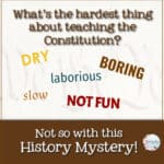 Constitution Unit Lesson Plan: History Mystery Escape Room - Catch the ...