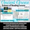 Ancient Greece SCIENCE of READING: Background + Vocabulary ...