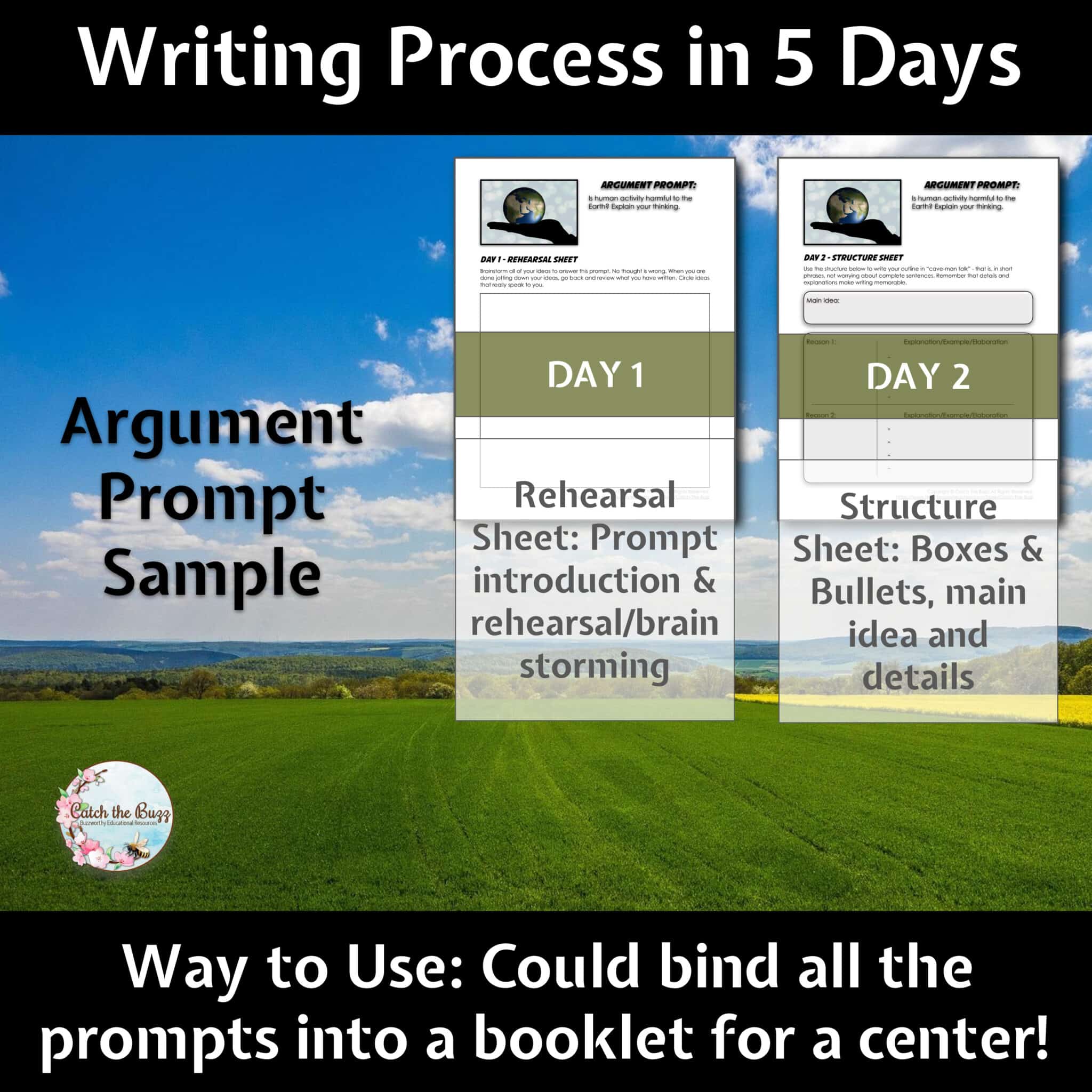 Daily Paragraph Writing For 90 Days – Volume 2 - Catch the Buzz Teaching