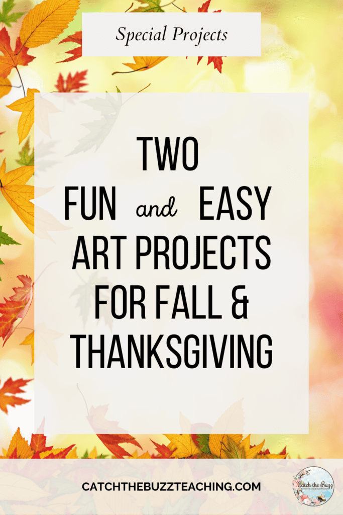 TWO FUN ART PROJECTS FOR BACK TO SCHOOL - Catch the Buzz Teaching