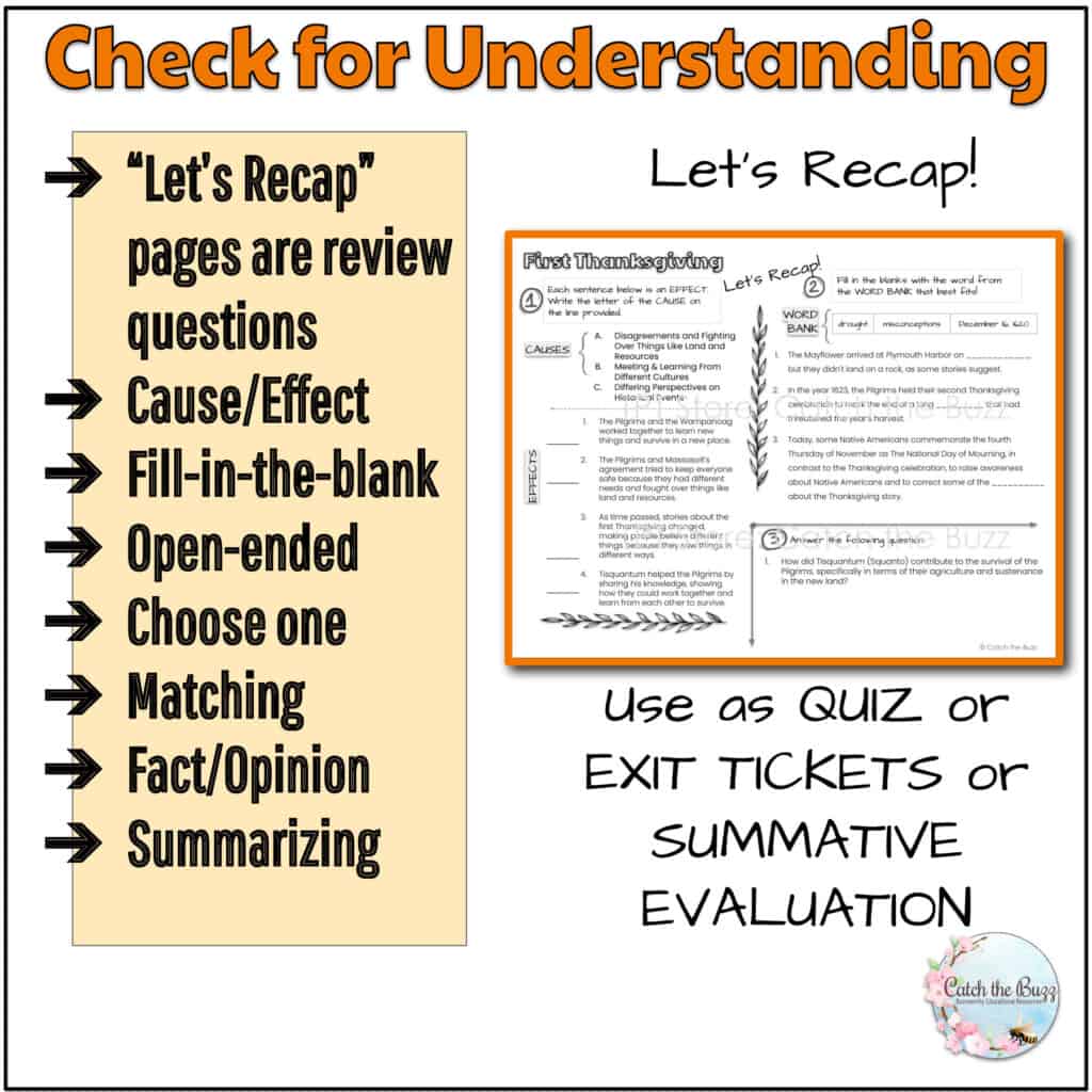 First Thanksgiving: Presentation & Guided Notes / Doodle Notes - Catch ...