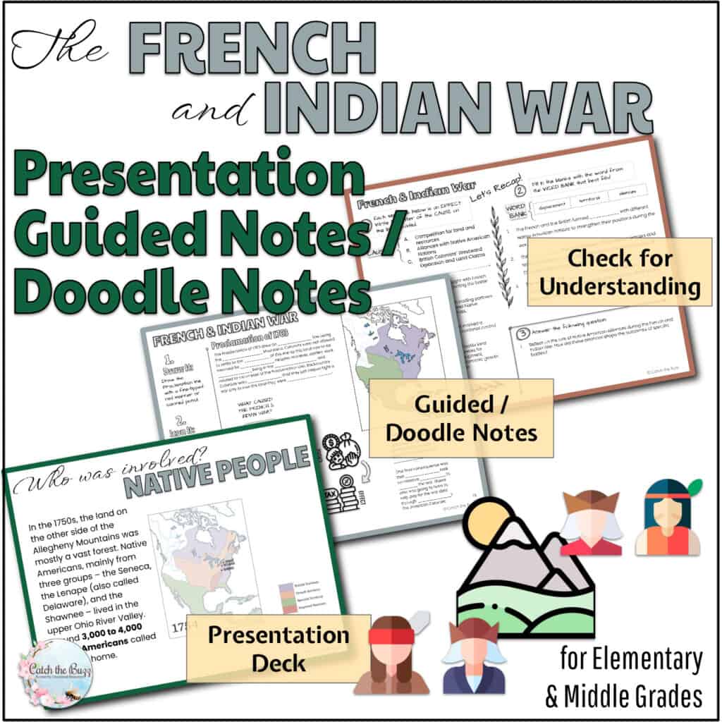 First Thanksgiving: Presentation & Guided Notes / Doodle Notes - Catch ...