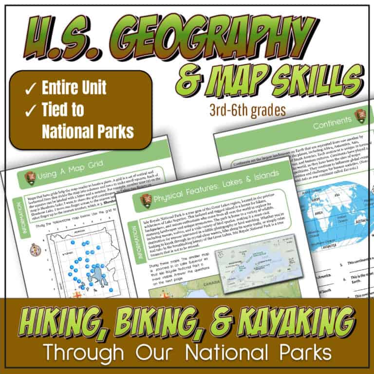 U.S. Geography Unit - Our National Parks - Catch the Buzz Teaching