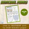 National Parks Banner Project | End of Year | Short Research Project ...