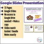 Women's Suffrage & 19th Amendment: Presentation & Guided Notes / Doodle ...