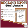 Biography Research Project: Interactive Tab Book Template - Catch the ...