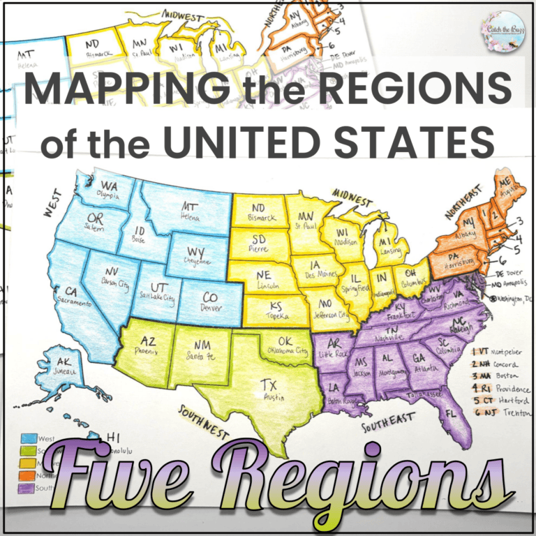 Mapping the Regions of the U.S. | Step-by-Step Map Skills Lesson ...